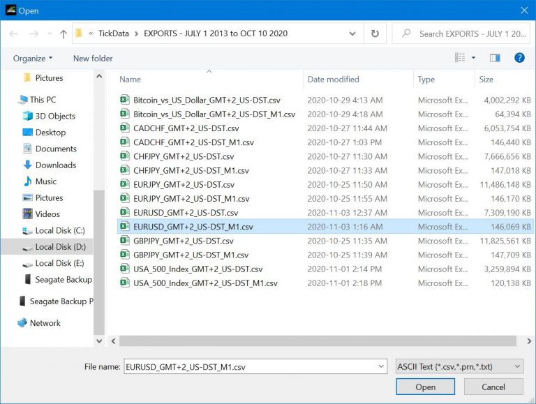 Importing High Quality Tick Data on MetaTrader 4 & 5